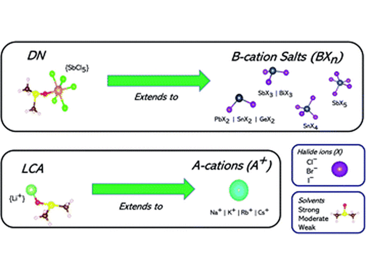 “The efficacy of Lewis affinity scale metrics to represent solvent ...