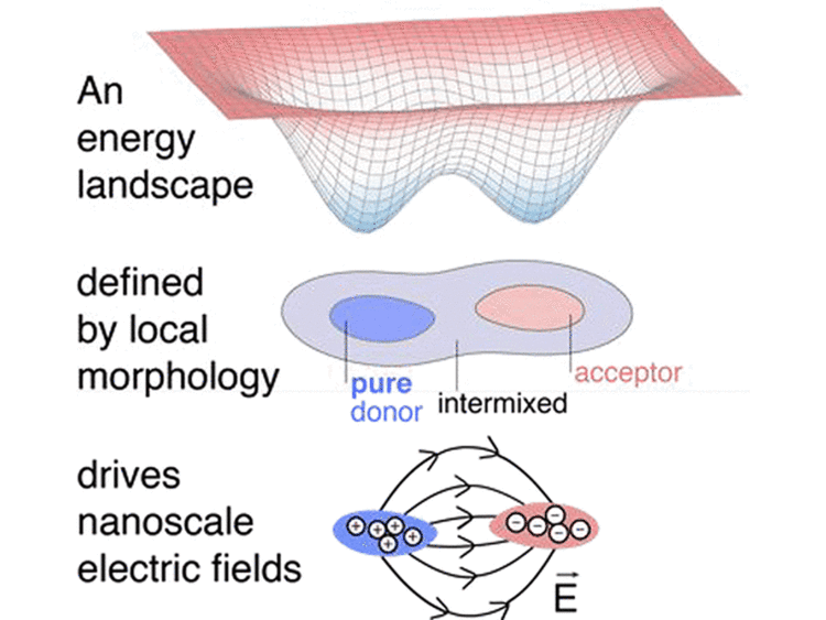 "Morphological requirements for nanoscale electric field buildup in a ...